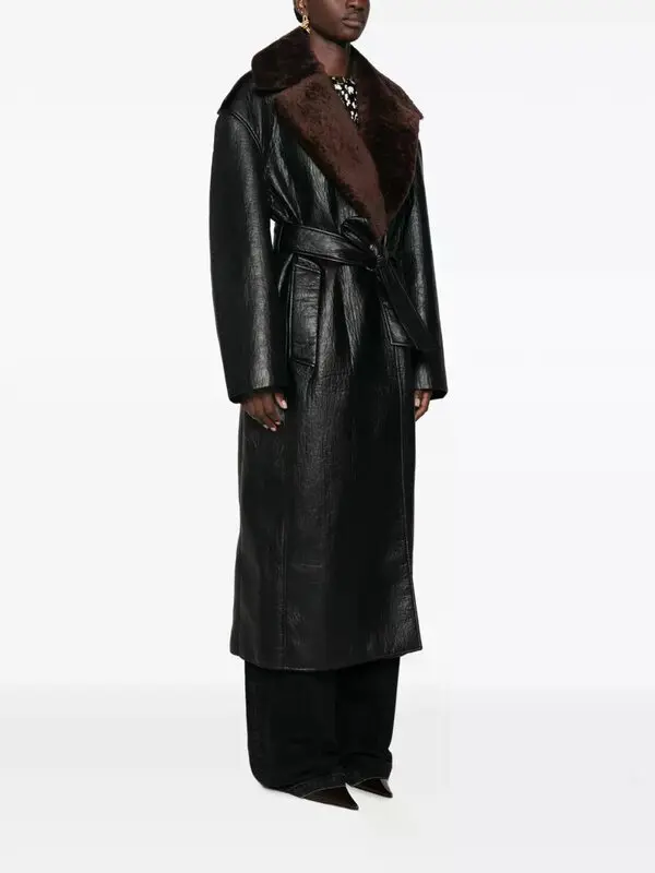 THE FRANKIE SHOP Edra Removable-collar Trench Coat