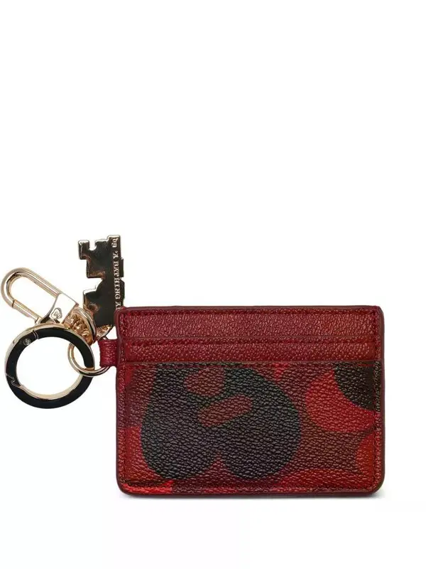 AAPE BY *A BATHING APE Camouflage-print Card Holder - Red