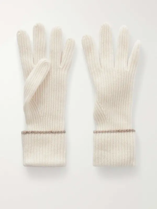 Arch4 New Julian Cashmere Gloves - Ivory