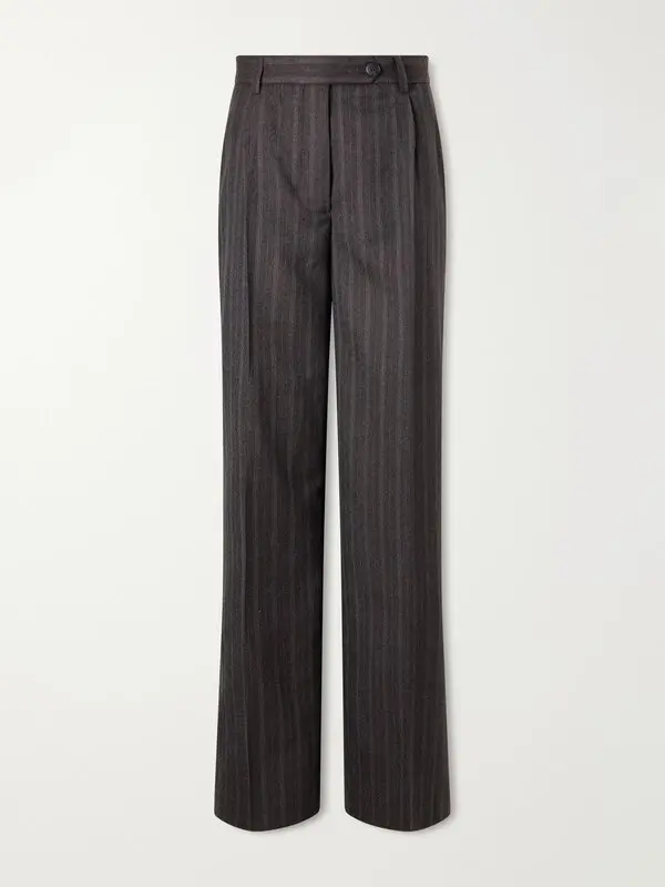 MFPEN Primary Striped Wool Straight-leg Pants