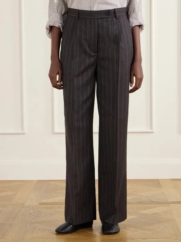 MFPEN Primary Striped Wool Straight-leg Pants