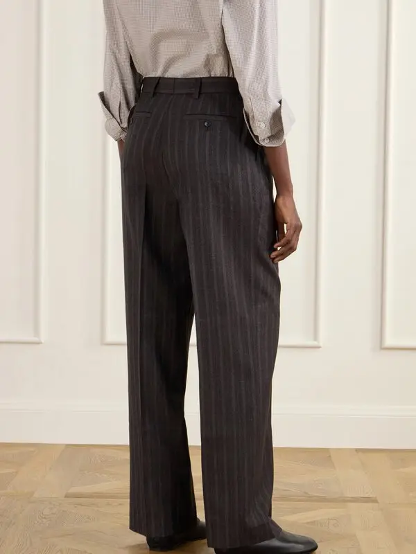 MFPEN Primary Striped Wool Straight-leg Pants