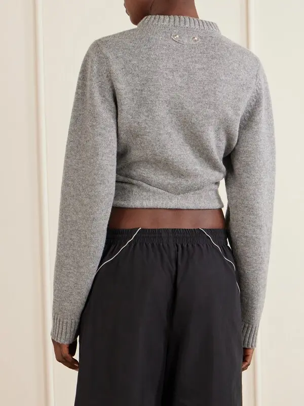 Balenciaga Wool Sweatshirt - Gray