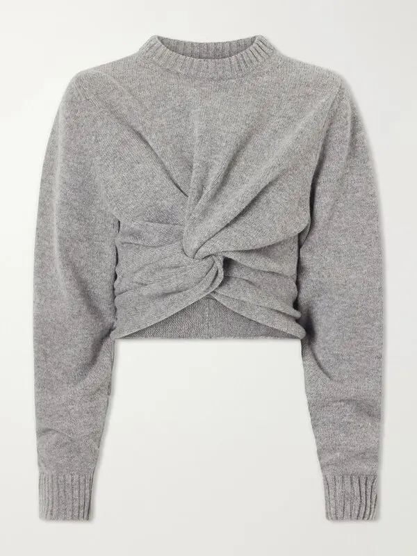 Balenciaga Wool Sweatshirt - Gray