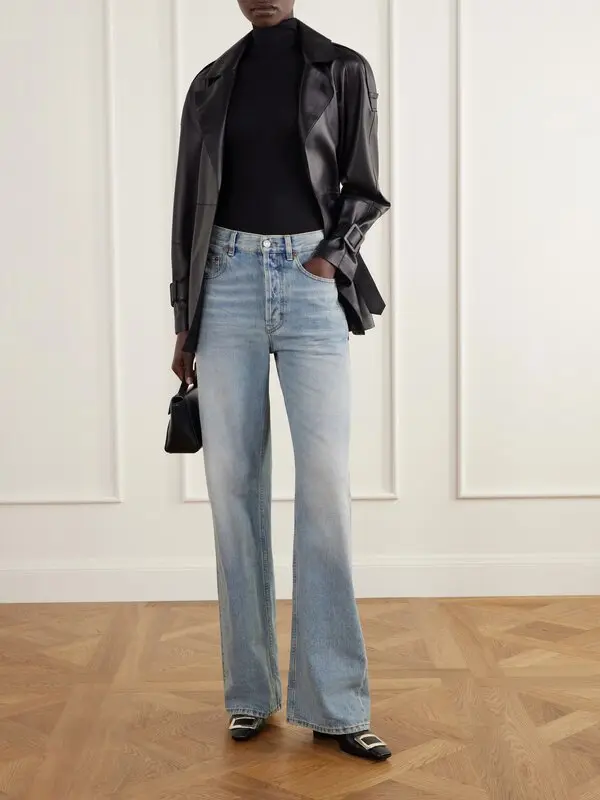 ROGER VIVIER Belle Vivier 60 Leather Ankle Boots