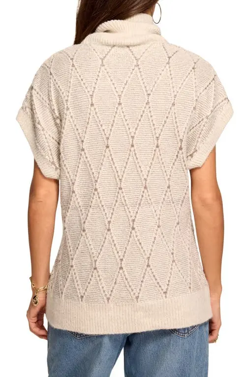 Ramy Brook Blair Argyle Turtleneck Sweater