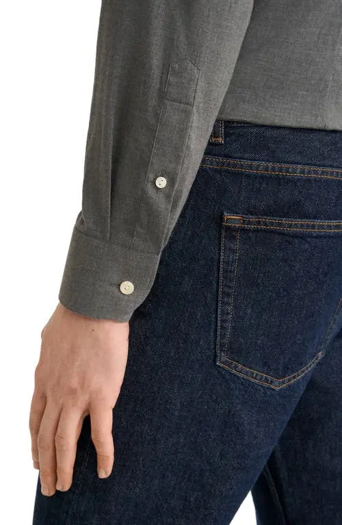 Eton Slim Fit Organic Supima® Cotton Flannel Shirt