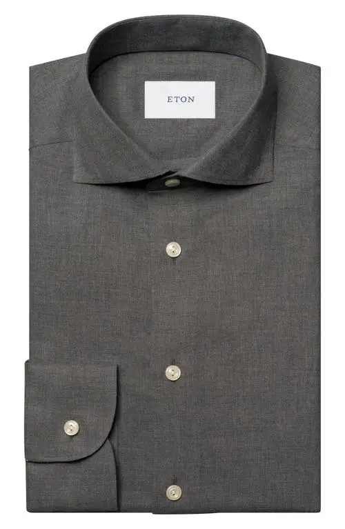 Eton Slim Fit Organic Supima® Cotton Flannel Shirt