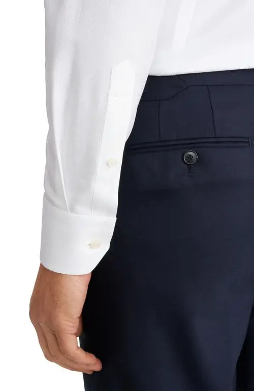 Eton Slim Fit Herringbone Cotton Shirt
