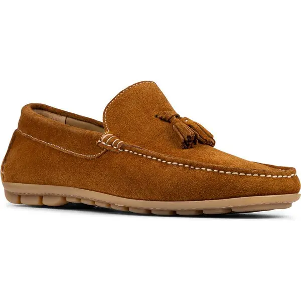 DONALD PLINER Octavius Tassel Driving Loafer - Honey