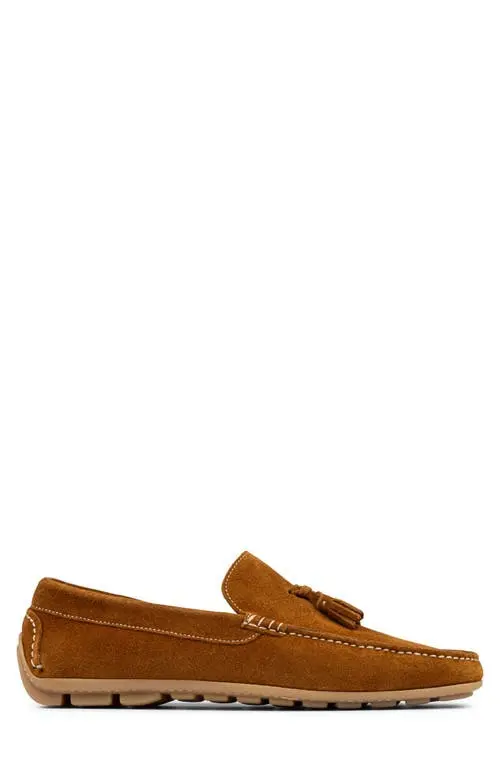 DONALD PLINER Octavius Tassel Driving Loafer - Honey