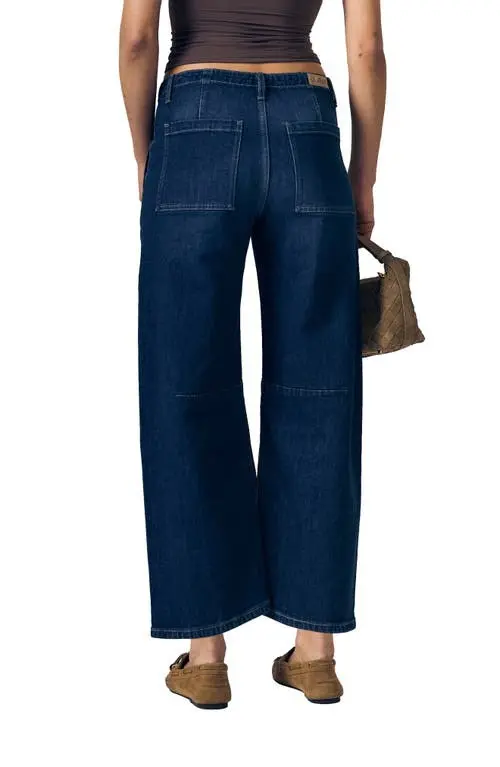LE JEAN Utility Barrel Leg Jeans