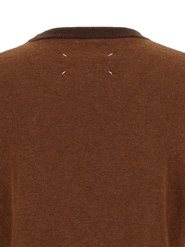 MAISON MARGIELA Two-tone Wool Sweater