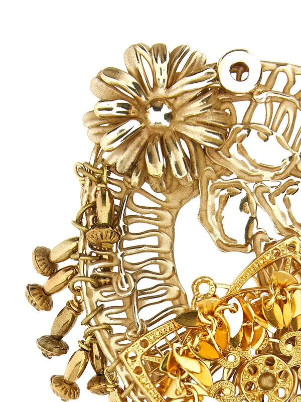 Dries Van Noten Antiqued Brass Brooch