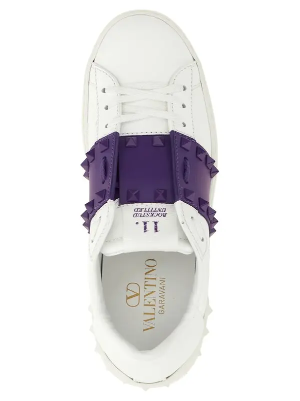 Valentino Garavani Rockstud Untitled' Sneakers - Purple