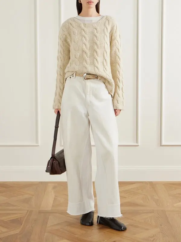 B Sides Cable-knit Wool Sweater