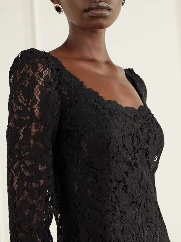 Dolce & Gabbana Corded Lace Mini Dress