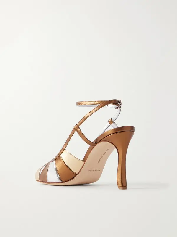 Manolo Blahnik Cloudadhi 90 Leather Sandals