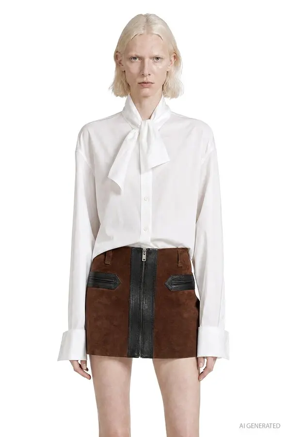 Marni Lavallière Poplin Shirt - White