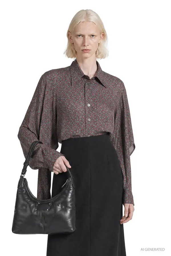 MAISON MARGIELA Square Paisley Shirt - Red