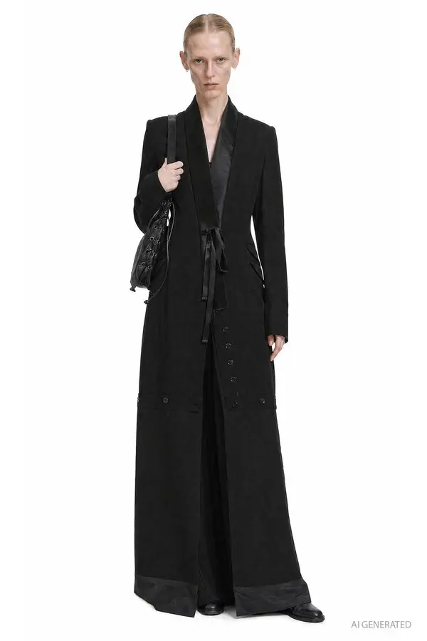 MARC LE BIHAN Wool Coat With Trousers