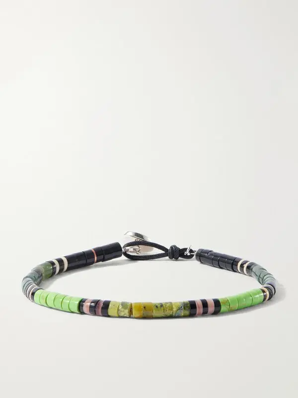 PEYOTE BIRD Orilla Verde Sterling Silver -stone Bracelet - Multi