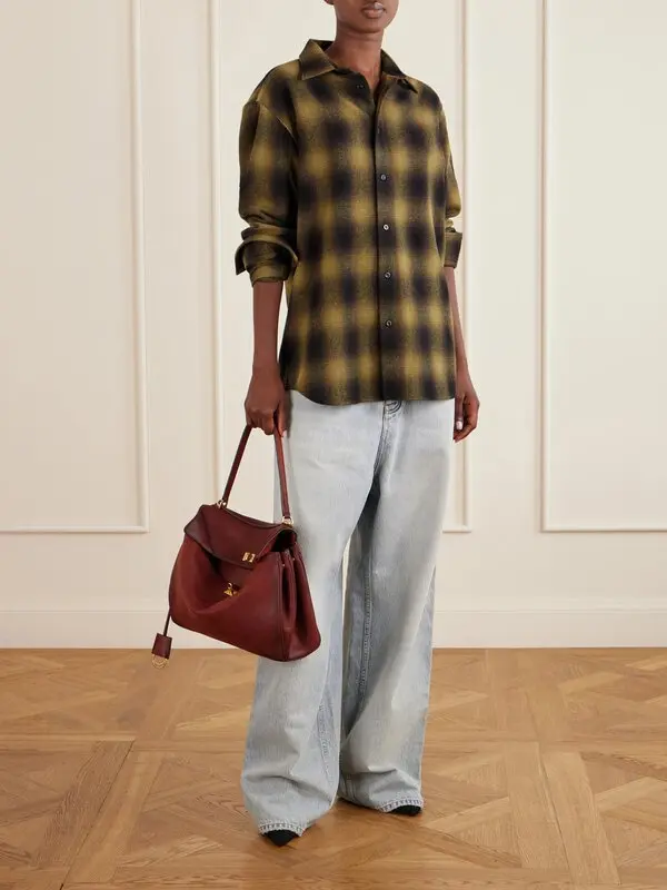 Balenciaga Rodeo Medium Leather Shoulder Bag - Red