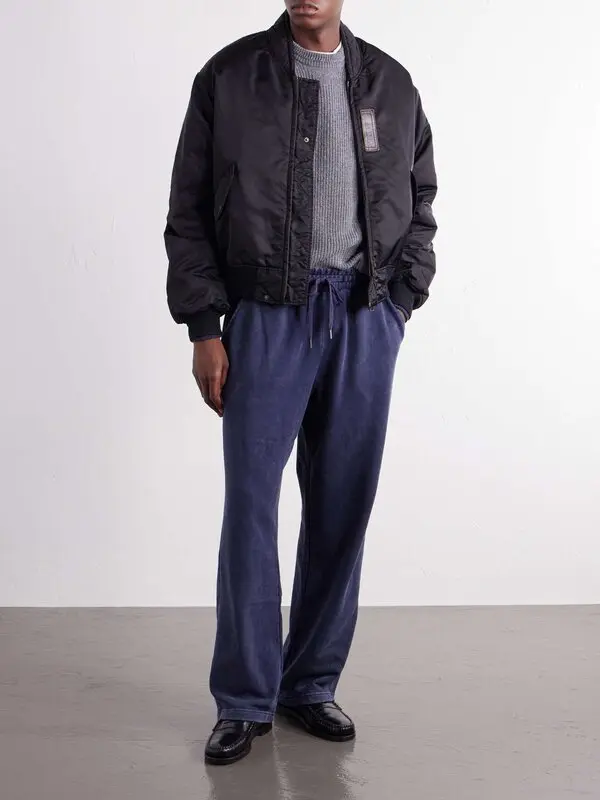 FRIZMWORKS Tapered Cotton-blend Jersey Sweatpants