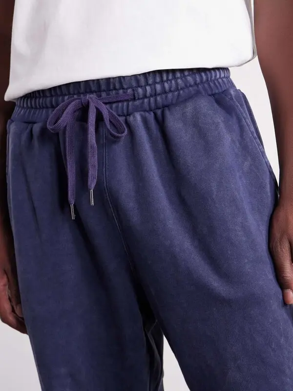 FRIZMWORKS Tapered Cotton-blend Jersey Sweatpants