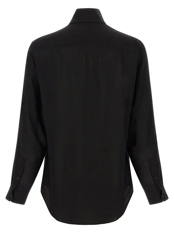 Yohji Yamamoto Stole Collar Shirt