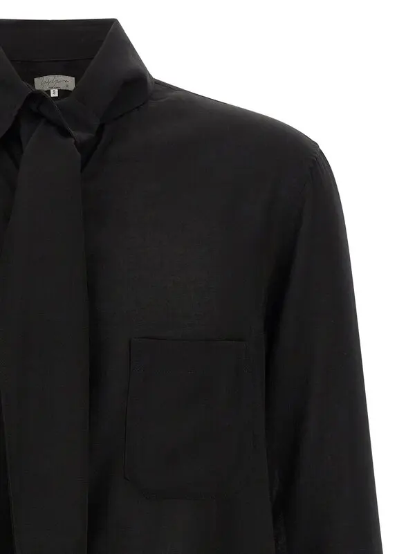 Yohji Yamamoto Stole Collar Shirt