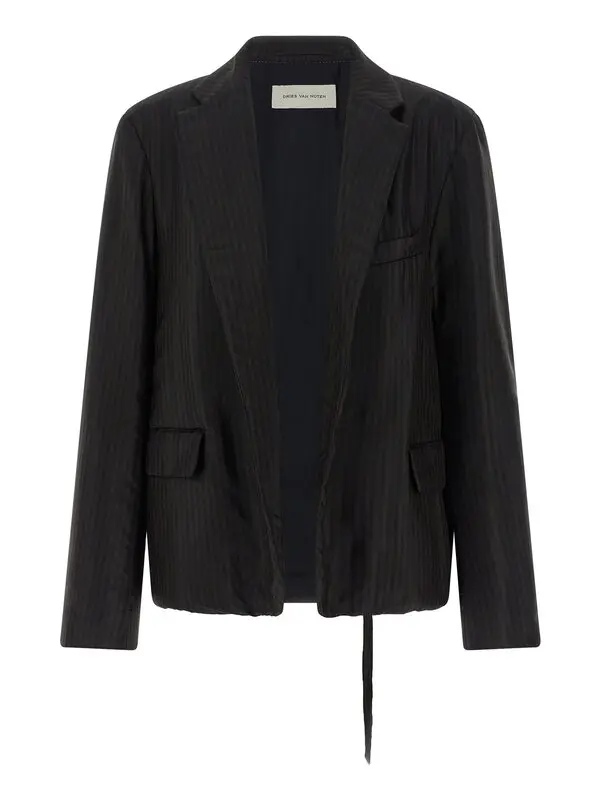 Dries Van Noten Blursy' Blazer - Brown