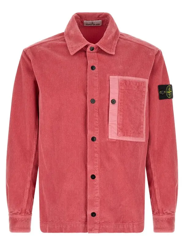 Stone Island 1200016' Overshirt - Pink
