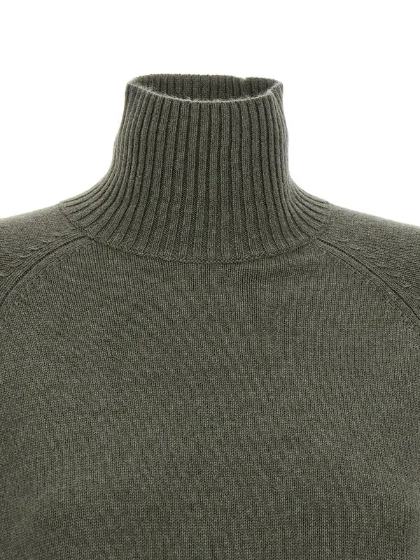Brunello Cucinelli Monile' Insert Sweater - Green