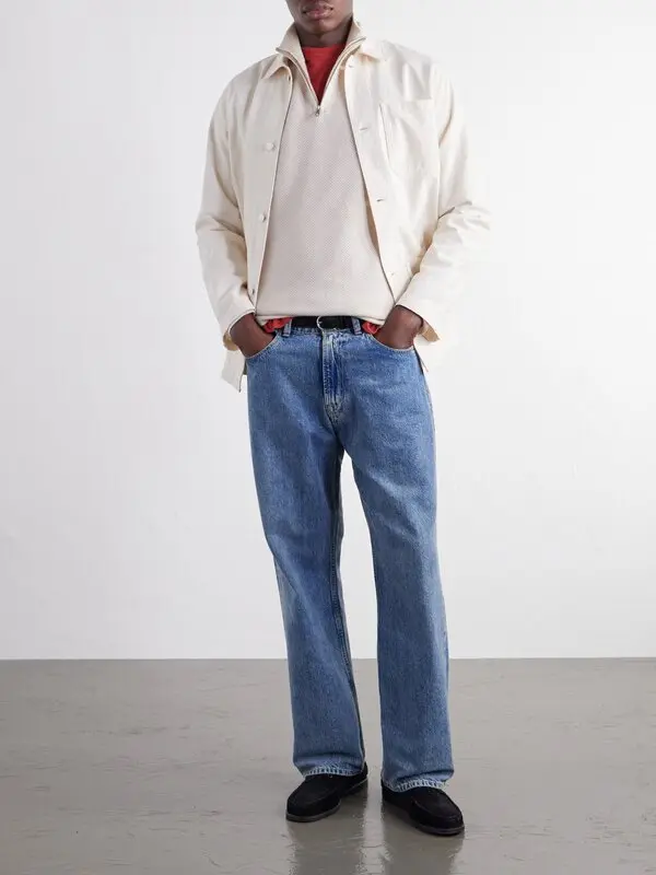 Mr P. Wool And Cashmere-blend Half-zip Sweater