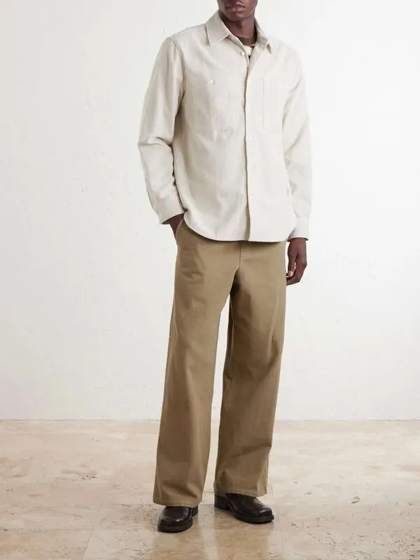 Mr P. Cotton And Cashmere-blend Corduroy Shirt