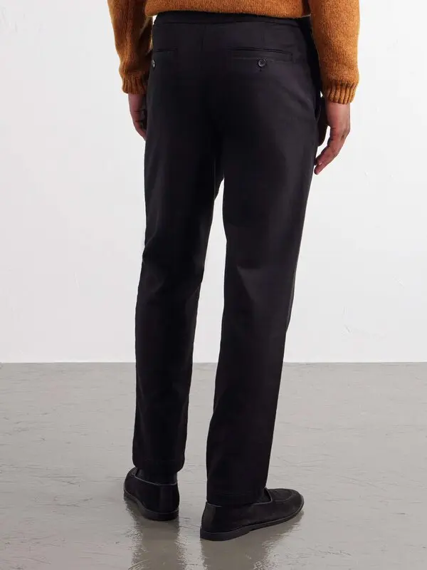 Mr P. Tapered Cotton-blend Jersey Drawstring Sweatpants