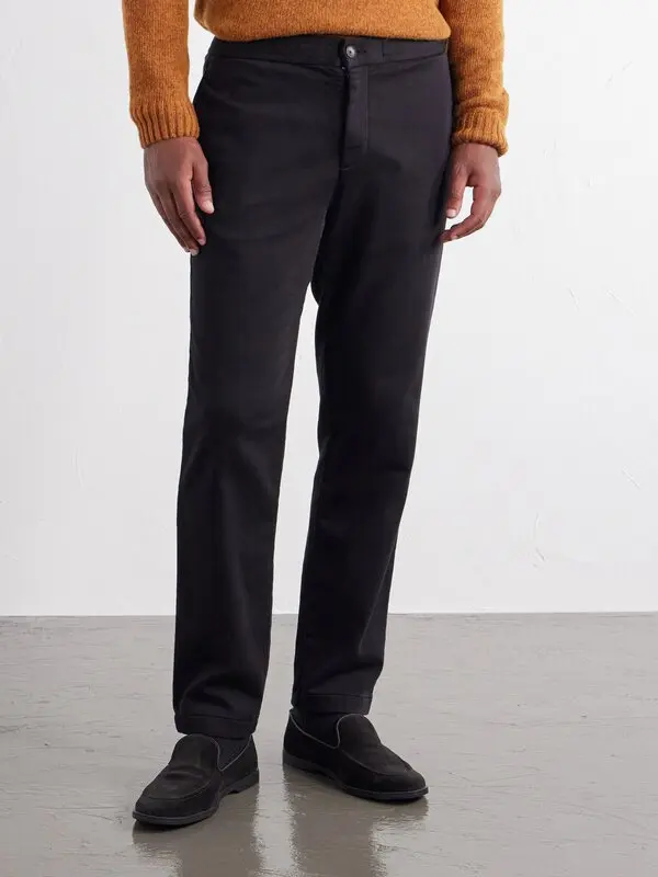 Mr P. Tapered Cotton-blend Jersey Drawstring Sweatpants