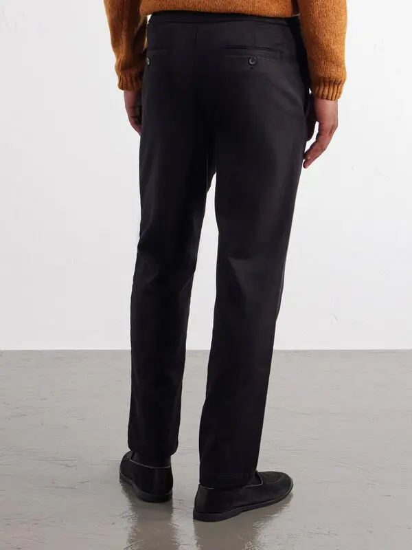 Mr P. Tapered Cotton-blend Jersey Drawstring Sweatpants