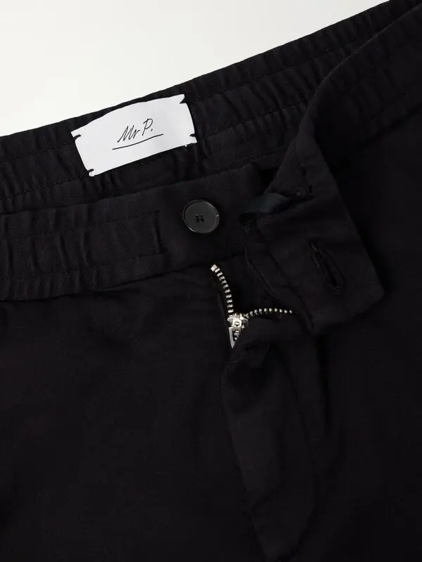 Mr P. Tapered Cotton-blend Jersey Drawstring Sweatpants