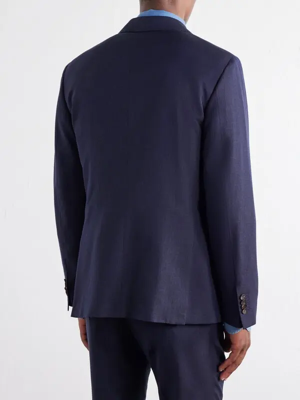 Mr P. Wool, Silk And Linen-blend Suit Jacket