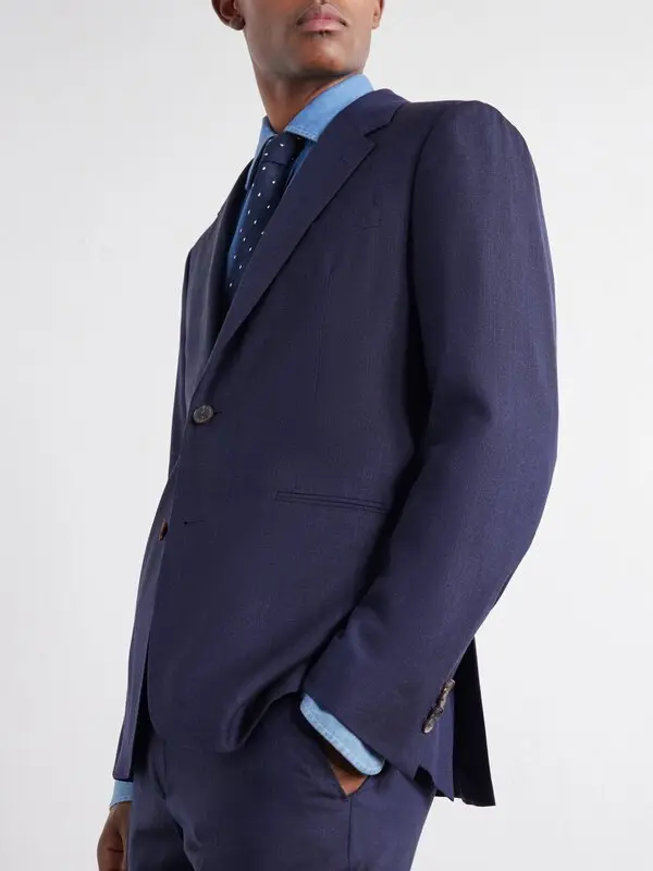 Mr P. Wool, Silk And Linen-blend Suit Jacket