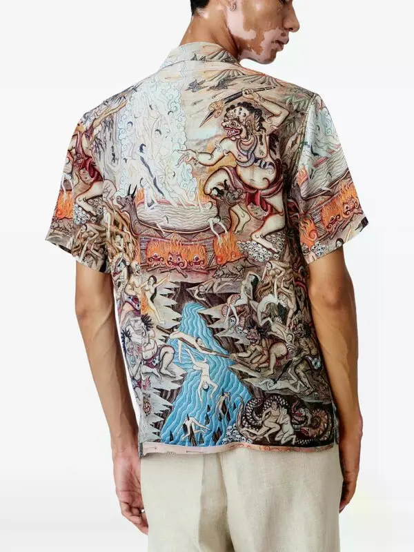 ENDLESS JOY Atma Penangsaransilk-crepe Shirt