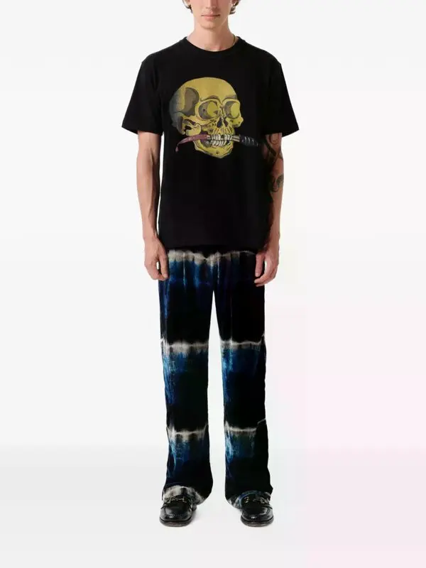 ENDLESS JOY Skull Graphic-print Cotton T-shirt