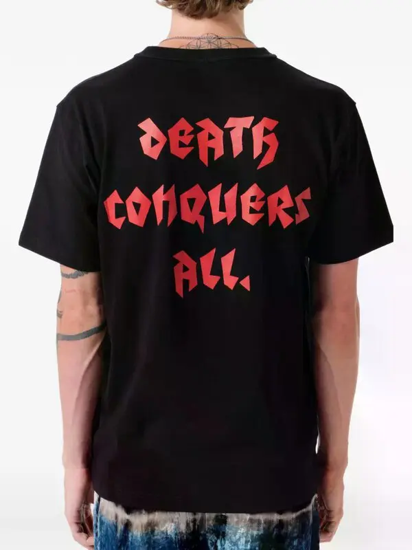 ENDLESS JOY Skull Graphic-print Cotton T-shirt