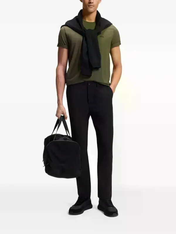 BOSS Stretch-cotton T-shirt With Logo Detail