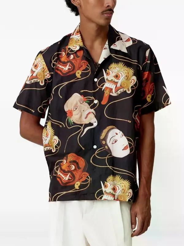 ENDLESS JOY Topeng Graphic-print Shirt