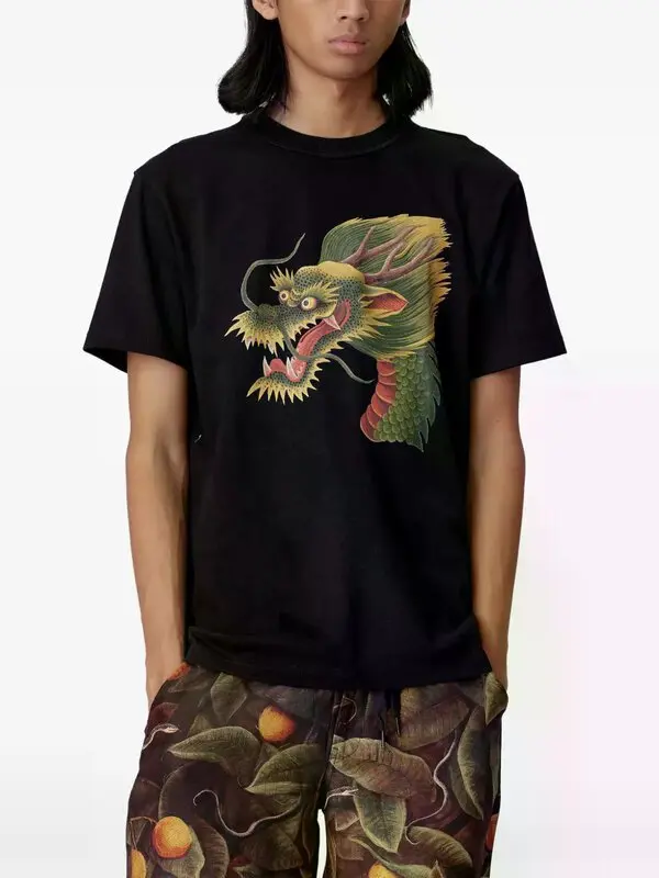 ENDLESS JOY Monkey Dragon Graphic-print T-shirt