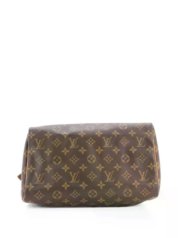 LOUIS VUITTON Speedy Handbag Monogram Canvas 30 Satchel
