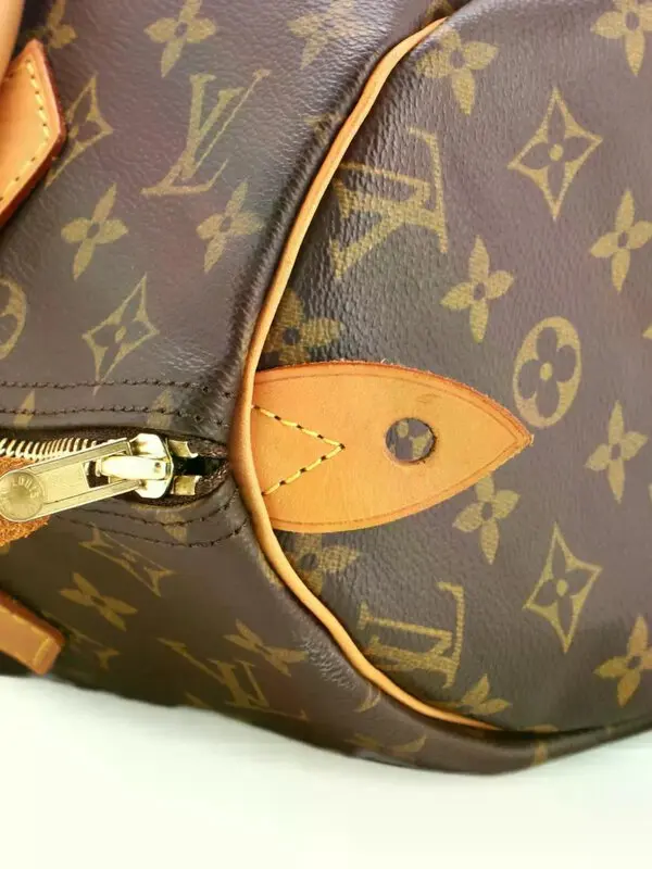 LOUIS VUITTON Speedy Handbag Monogram Canvas 30 Satchel